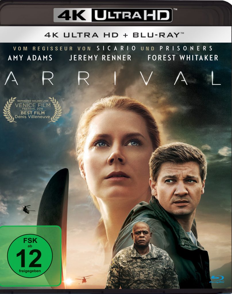 Arrival 4K UHD Blu-ray Kritik, Review, Rezension, Bewertung