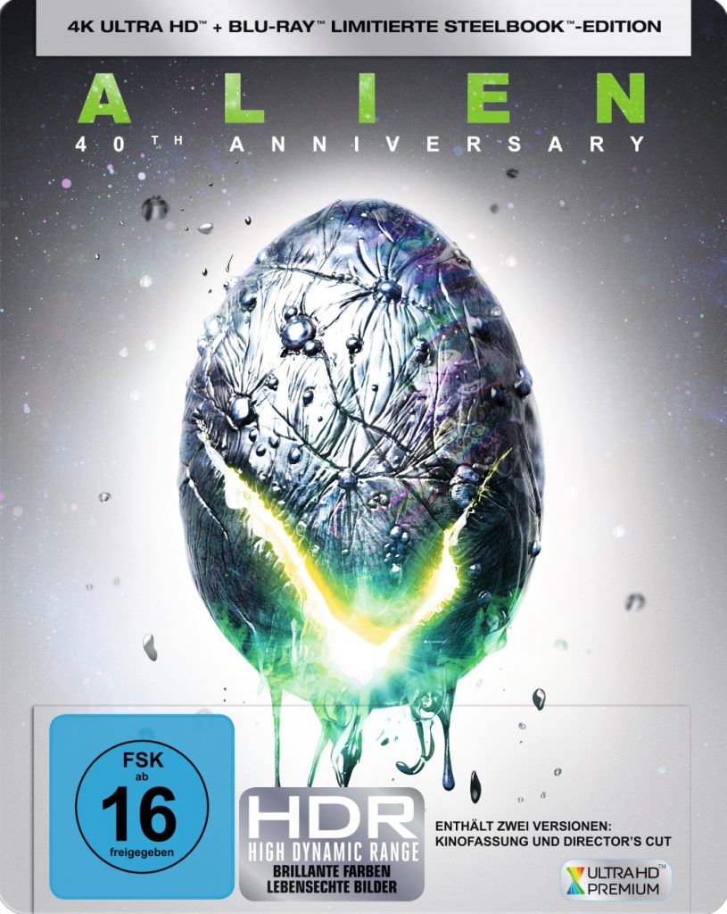 UHD Blu-ray Kritik | Alien (4K Review, Rezension, Bewertung)